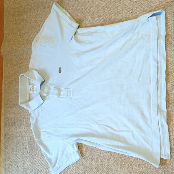 Lacoste | Shirts | Lacoste Polo Shirt Light Blue Size 6 | Poshmark